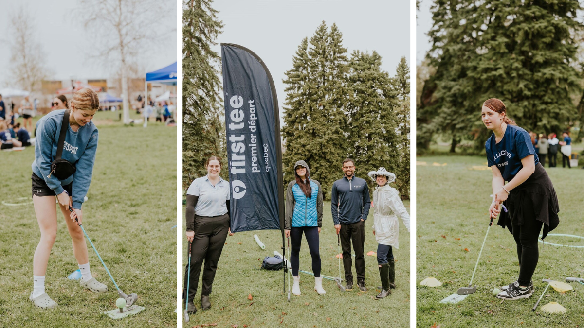 First Tee – Premier départ Québec and FitSpirit provide secondary school girls a new swing at ...